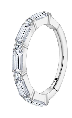 NeverDie Piercing - Clicker baguette and round lateral